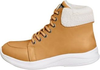 Generic Bottes tendance pour femme, bottes dhiver chaudes, chaussures de plein air confortables pour le terrain, la course &agrave; pied, la randonn&eacute;e, les chaussure