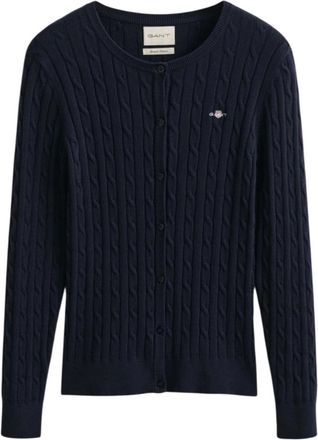 GANT Femme, Pulls, Bleu, Taille: 42 FR Pulls &agrave; col rond
