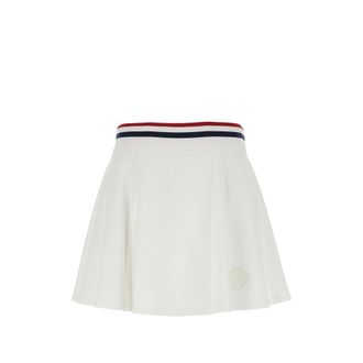 Brunello Cucinelli Striped-trim A-line Mini Skirt