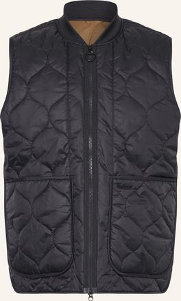 Barbour Steppweste Liddesdale schwarz