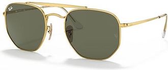 Ray-Ban Marshal Sonnenbrillen Arista Gold Fassung Grün Glas 54-21