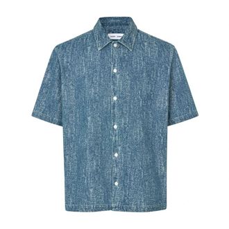 Sams&oslash;e & Sams&oslash;e Stylisches X Hemd f&uuml;r M&auml;nner - - Shirts - Herren - Blau - M