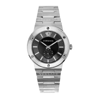 Versace Versace Herren Armbanduhr Greca Logo 41 D/Blk Band With Versace Logo Vevi007 20 - - Accessories - Herren - Grau - ONE SIZE