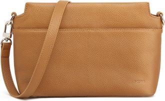 S-Zone Mittelgro&szlig;e Umh&auml;ngetasche aus Genarbtem Leder f&uuml;r Damen Handtasche Geldb&ouml;rse mit Verstellbarem Riemen