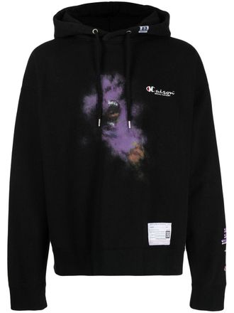 Miharayasuhiro hoodie &agrave; logo brod&eacute; - Noir