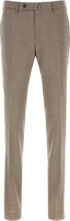 Pantaloni Torino Homme, Pantalons, Beige, Taille: L Pantalon en Laine Stretch