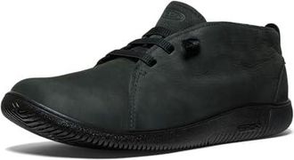 Keen Knx Bottes mi-hautes en cuir souple et confortable pour femme, noir/noir, 39 EU