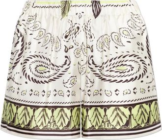 Tory Burch Femme, Shorts, Blanc, Taille: 38 FR Short Shorts