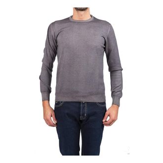 La Fileria Giro Gewaschene Sweatshirts & Hoodies - - Knitwear - Herren - Grau - M