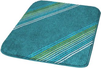 Kleine Wolke 5519663433 Run Badematte aus Polyacryl blau 50 x 60 cm