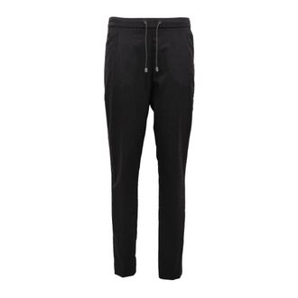 Fabiana Filippi Melange Grey Hose - - Trousers - Damen - Schwarzk - M