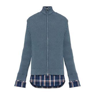 Balenciaga Herren, Strickwaren, Grau, MGr&ouml;&szlig;e
