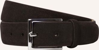 Hackett G&uuml;rtel Suede Feather Edge braun