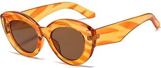 Generic Lunettes De Soleil Plage À Monture Large For Femmes Shopping For Hommes, Vacances, Conduite(Yellow)