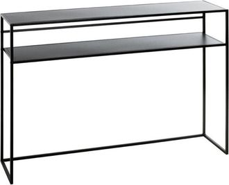 Paris Prix Paris Prix - Console Design en Métal Mino 112cm Noir Laqué