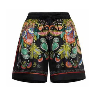 Franco Ferrari Femme, Shorts, Multicolore, Taille: 36 FR Silk Shorts