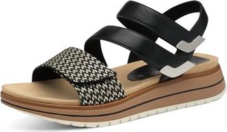 Marco Tozzi Femme Sandale 2-28504-44, Noir/Comb, 38 EU