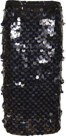 P.A.R.O.S.H. P.a.r.o.s.h., Femme, Jupes, Noir, Taille: 40 FR Midi Skirt