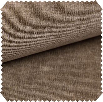 Novely ISSUM samtig Flauschiger M&ouml;belstoff in 21 Farben Polsterstoff | Meterware | 1lfm (04 Milchkaffee)