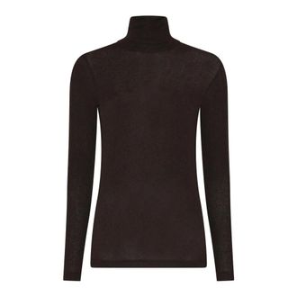 Bruuns Bazaar Angela Col Roul&eacute; - Femme - Pulls - Brun - Taille: 38 FR