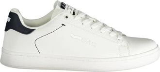 Gas Gas, Homme, Chaussures, Blanc, Taille: 44 EU Baskets Homme en Polyester Blanc