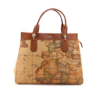 Alviero Martini 1A Classe Geo Classic Handtasche mit Schulterriemen - - Bags - Damen - Beige - ONE SIZE
