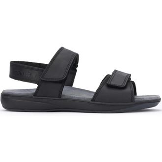 Mephisto Schwarze Ledersandale f&uuml;r Herren - - Shoes - Herren - Schwarzk - 39 EU