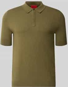 HUGO BOSS Regular Fit Poloshirt aus Viskose-Mix Modell San Peter-CV