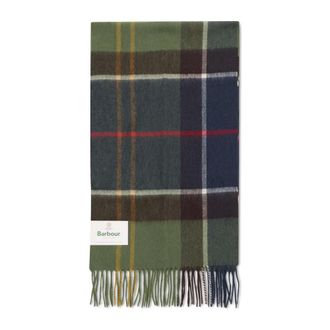 Barbour &Eacute;charpe en laine dagneau et cachemire tartan - Homme - Accessoires - Multicolore - Taille: ONE Size