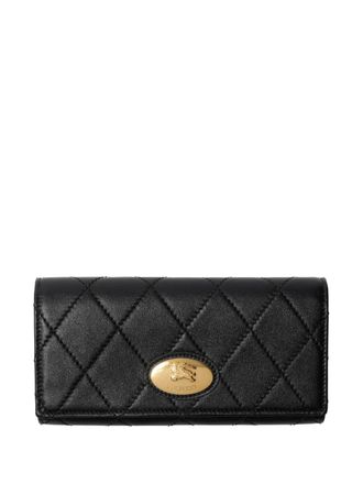Burberry portefeuille continental Strand - Noir