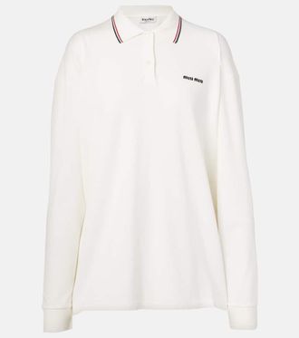 Miu Miu Polo en coton à logo