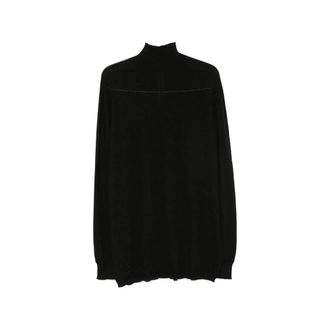 Rick Owens Roll Neck Pullover - - Knitwear - Herren - Schwarzk - L