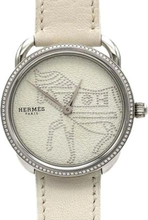 Herm&egrave;s Montre Pre-owned - Femme - Pre-owned - Blanc - Taille: ONE Size