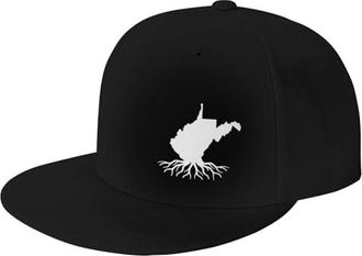 Generic Casquette De Baseball Racines De Virginie-Occidentale Vintage Sun Protection Casquettes Classique Anti-Soleil Cap pour Golf Voyage Hip Hop