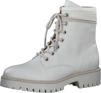 s.Oliver [Women 5-25213-41 Stiefelette Cremefarben Vegan