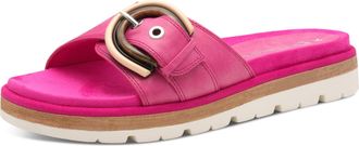 Marco Tozzi Damen Pantoletten mit Schnalle Sommer, Rosa (Pink), 38 EU