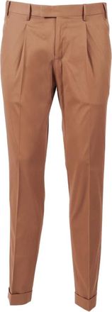 PT01 Pt01, Homme, Pantalons, Beige, Taille: S Master Pantalons