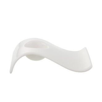Villeroy & Boch Villeroy und Boch NewWave Eierbecher, Eierst&auml;nder mit passgenauer Einbuchtung, Premium Porzellan, sp&uuml;lmaschinengeeignet, eckig, wei&szlig;