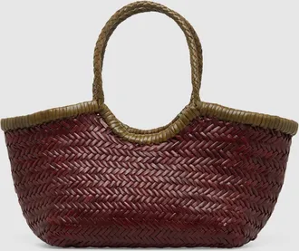 Dragon Diffusion Sac Nantucket Small Bi-Colour Bordo/Khaki