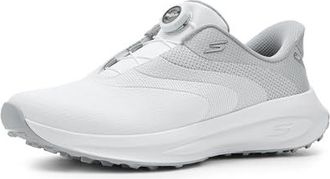 Skechers GO Golf Chaussures de Golf synth&eacute;tiques imperm&eacute;ables avec Fermeture &agrave; Cadran torsad&eacute; Blanc Pointure 40