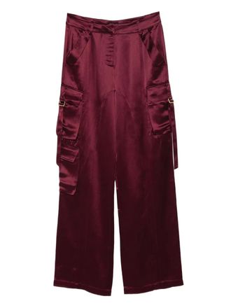 Retrof&ecirc;te pantalon &agrave; poches cargo - Rouge