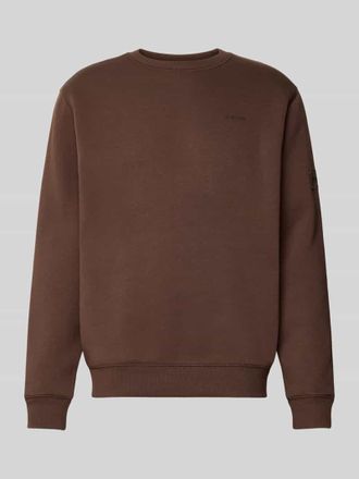 G-Star Regular Fit Sweatshirt mit Ton-in-Ton Logo-Details