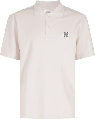 Maison Kitsun&eacute; Homme, Tops, Rose, Taille: S Polo Confort T&ecirc;te de Renard