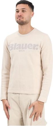 Blauer Homme, Sweatshirts et sweats &agrave; capuche, Gris, Taille: L Maglioncino girocollo Alleyne