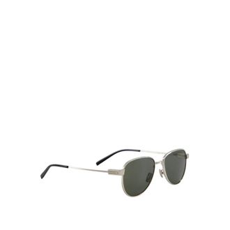 Saint Laurent Metall Sonnenbrille in Silber & Grau - - Accessories - Herren - Grau - ONE SIZE