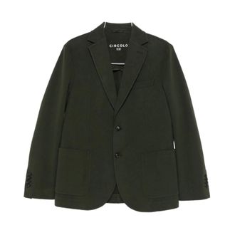 Circolo 1901 Homme, Vestes, Vert, Taille: 2XL Veste Avec Application