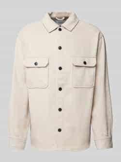 Jack & Jones Slim Fit Hemdjacke mit Kentkragen Modell BRADLEY