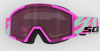 Scott Shield Junior Neon Pink/Mint Green Kids Goggle rose s2