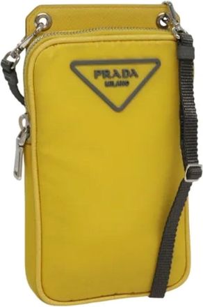 Prada Pre-owned Nylon sacs-prada - Femme - Pre-owned - Jaune - Taille: ONE Size