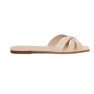 3Juin Wei&szlig;e Leder Chic Sandalen - - Shoes - Damen - Wei&szlig; - 36 EU